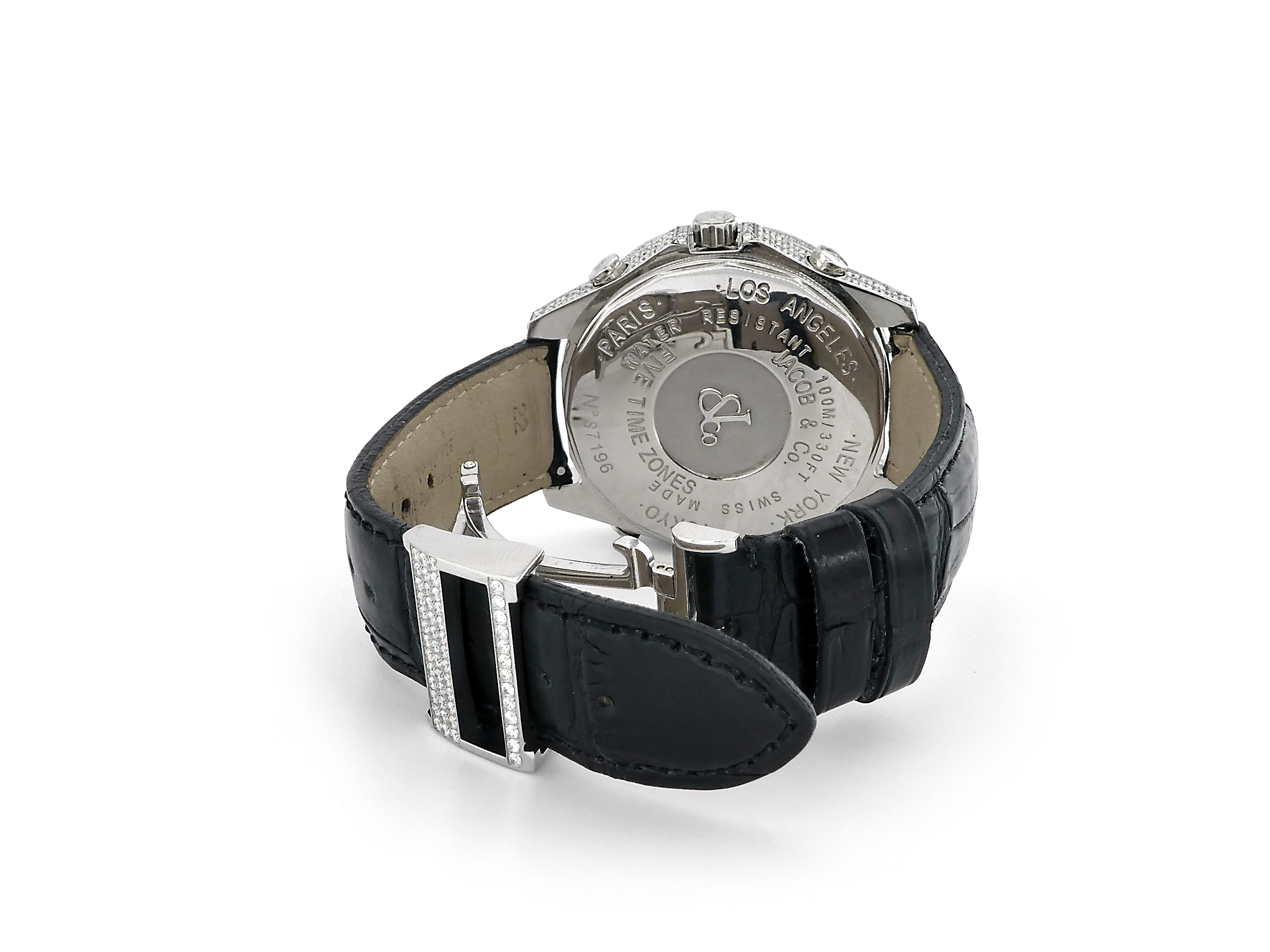 Jacob & Co. "The Five Time Zones" Watch with Diamond | Jewel in a Box