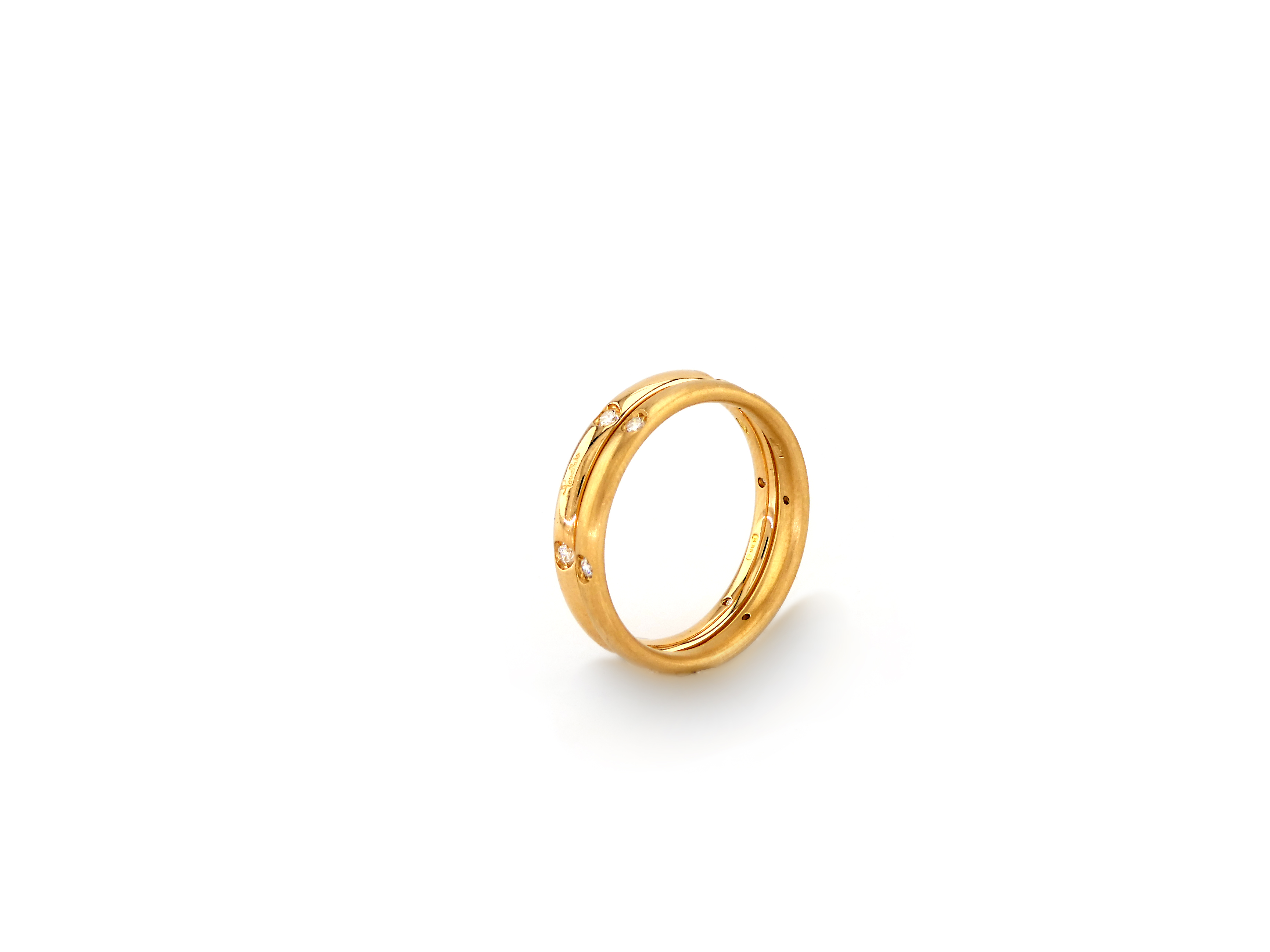 Set 2 Pomellato Lucciole Rings with Diamond | Jewel in a Box